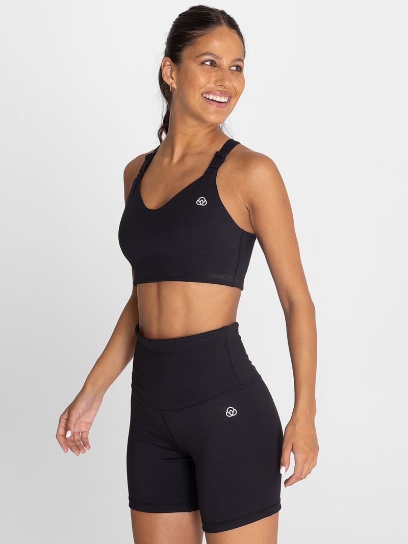 Peto Mujer Keyhole Back Bra Negro Bsoul-Bsoul Chile